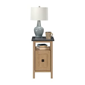 Sauder August Hill Side Table, L: 14.49" x W: 20.95" x H: 24.76", Dover Oak Finish