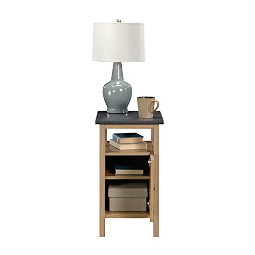 Sauder August Hill Side Table, L: 14.49" x W: 20.95" x H: 24.76", Dover Oak Finish