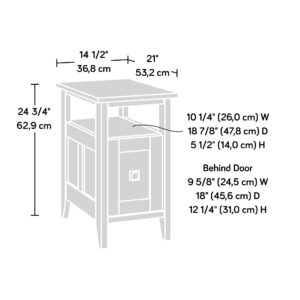 Sauder August Hill Side Table, L: 14.49" x W: 20.95" x H: 24.76", Dover Oak Finish