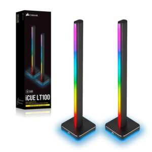 Corsair iCUE LT100 Smart Lighting Tower Starter Kit, Black