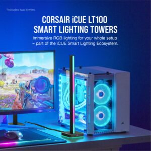 Corsair iCUE LT100 Smart Lighting Tower Starter Kit, Black