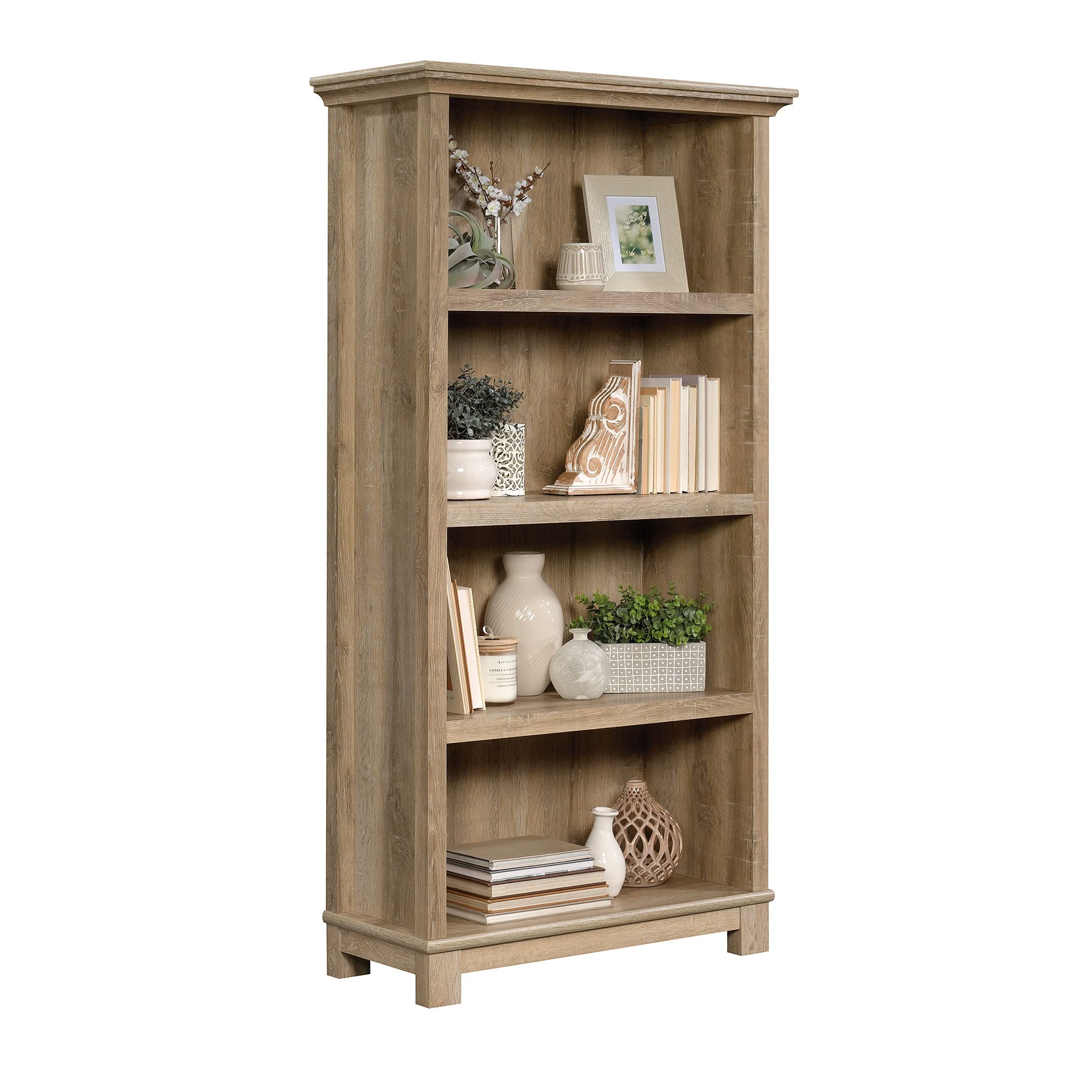 Sauder Garden Villa Tall Bookcase/Pantry cabinets, Orchard Oak Finish