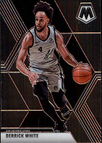 2019-20 Panini Mosaic #16 Derrick White San Antonio Spurs NBA Basketball Card NM-MT