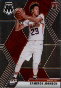 2019-20 panini mosaic #203 cameron johnson phoenix suns nba basketball card (rc - rookie card) nm-mt