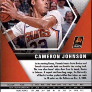 2019-20 Panini Mosaic #203 Cameron Johnson Phoenix Suns NBA Basketball Card (RC - Rookie Card) NM-MT