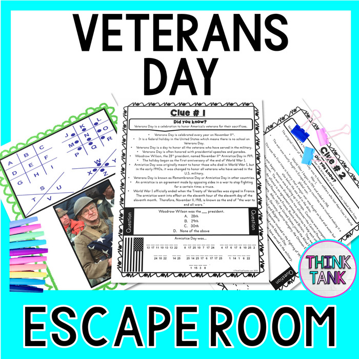 Veterans Day Escape Room