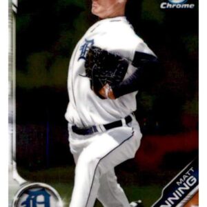 2019 Bowman Chrome Prospects #BCP-85 Matt Manning Detroit Tigers Baseball Card