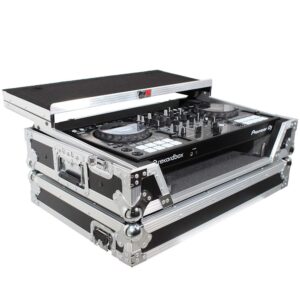 ProX XS-DDJ800 WLT Flight Case For Pioneer DDJ-800 Digital Controller W-Sliding Laptop Shelf and Wheels & 1U Rackspace