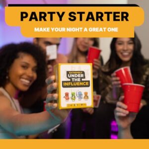 Extremely Under the Influence - Drinking Games for Adults - Party Card Game for Night with Friends - Fun Challenges, Dares, and Questions - Perfect for Parties, 21st Birthday Gift (Expansion Pack)