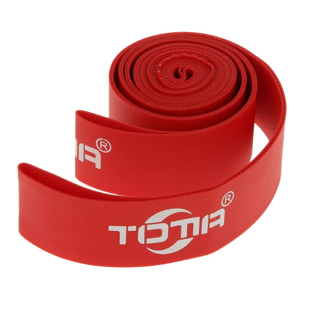 Bike 20mm Durable Nylon Wheel Rim Tape Rim Protector for 20inch Bicycles Red