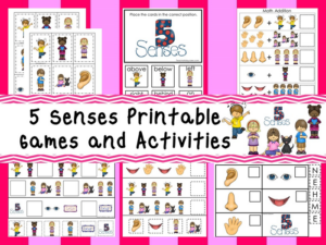 30 printable 5 senses games and activities