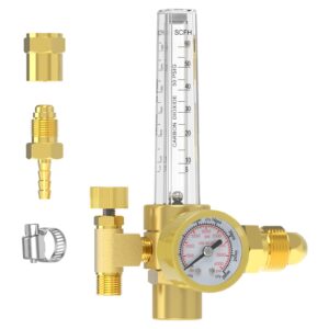 yeswelder argon/co2 mig tig flow meter gas regulator gauge welding weld