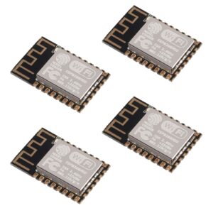 dorhea 4pcs esp8266 esp-12f wifi serial module microcontroller 802.11n development board wireless transceiver remote port network module for nodemcu micropython