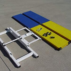 8' Dog Agility Teeter (See-Saw), Aluminum with Rubber Surface