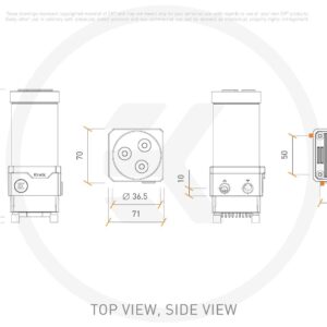 EKWB EK-Quantum Kinetic TBE 160 DDC PWM Pump-Reservoir Combo, Digital RGB, Plexi