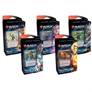 mtg magic the gathering core set 2021 m21 - all 5 planeswalker decks!