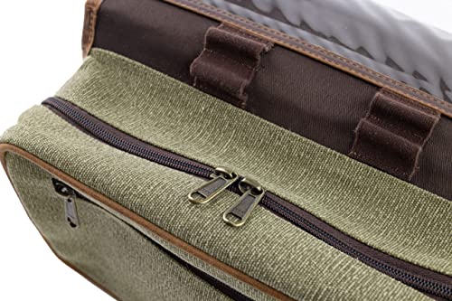 moonster Hanging Toiletry Bag for Men & Women, Leather Toiletry Bag for Men, Mens Toiletry Bags for Traveling, Hanging Travel Toiletry Bag, Mens Travel Bag Toiletry, Dopp Kit Shower Bags for Men