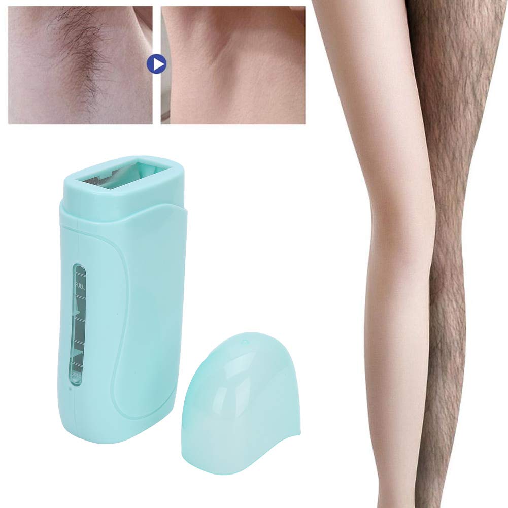 wax heater,Portable Wax Warmer for Hair Removal, 40W Depilatory Wax Heater Roller Wax Heater Hand Foot Elbow Arm Leg Armpit Waxing Hair Removal Machine for Salon and Household Use (US Plug)