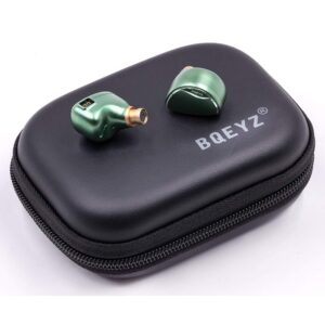 KyaMuc BQEYZ Spring2 HiFi in-Ear Monitor,IEM Equipped Advanced Hybrid Triple BA Dynamic Driver with Detachable Cable for Noise Isolation Audiophiles Musicians (Green)