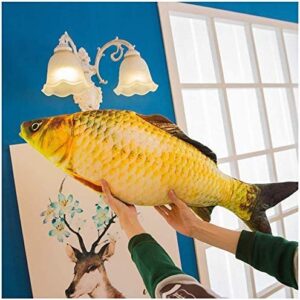 XIGUI 31 Inch Giant 3D Soft Fish Cushion Carp Plush Pillow Plush Throw Pillow, Home Ddecoration Kids Pillow Gift Stuffed Animal Toy