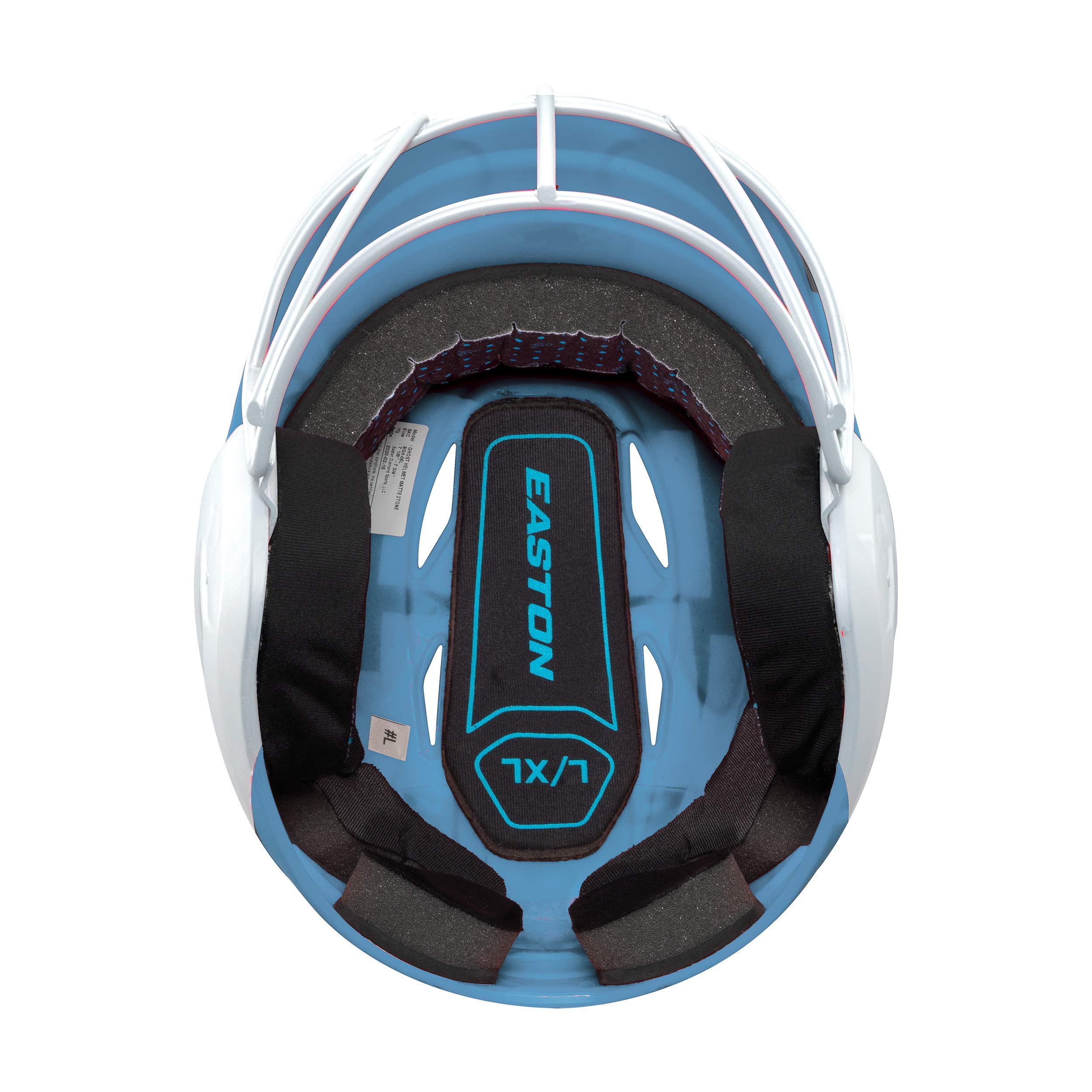 Easton | GHOST Softball Batting Helmet | Two-Tone Matt Carolina Blue/White | Large/XLarge