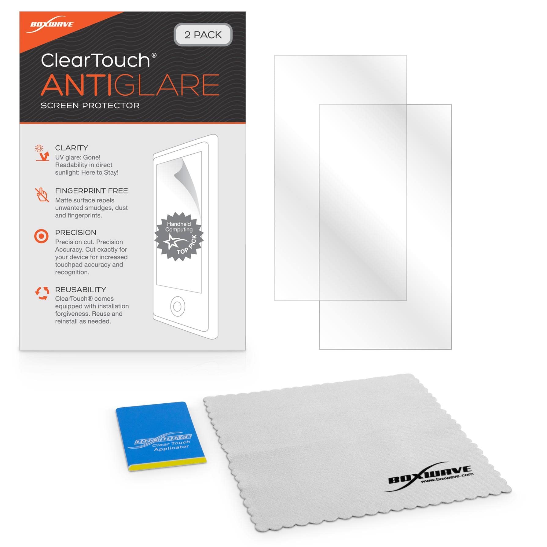 BoxWave Screen Protector Compatible with Dynon Skyview HDX (10 in) - ClearTouch Anti-Glare (2-Pack), Anti-Fingerprint Matte Film Skin for Dynon Skyview HDX (10 in)