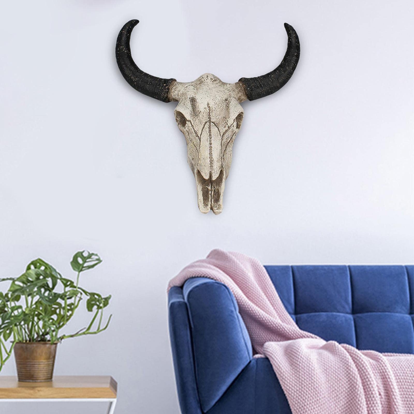 Gazechimp Sculpture Wall Hanging Decor- Bull Head