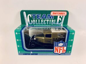 1990 matchbox team nfl new orleans diecast ford model a truck collectible team car - saints