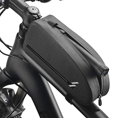 Bike Top Tube Bag, Waterproof Bicycle Frame Bag for Mountain Road BMX Bike, Front Phone Bags Mount Pouch, Cycling Accessories