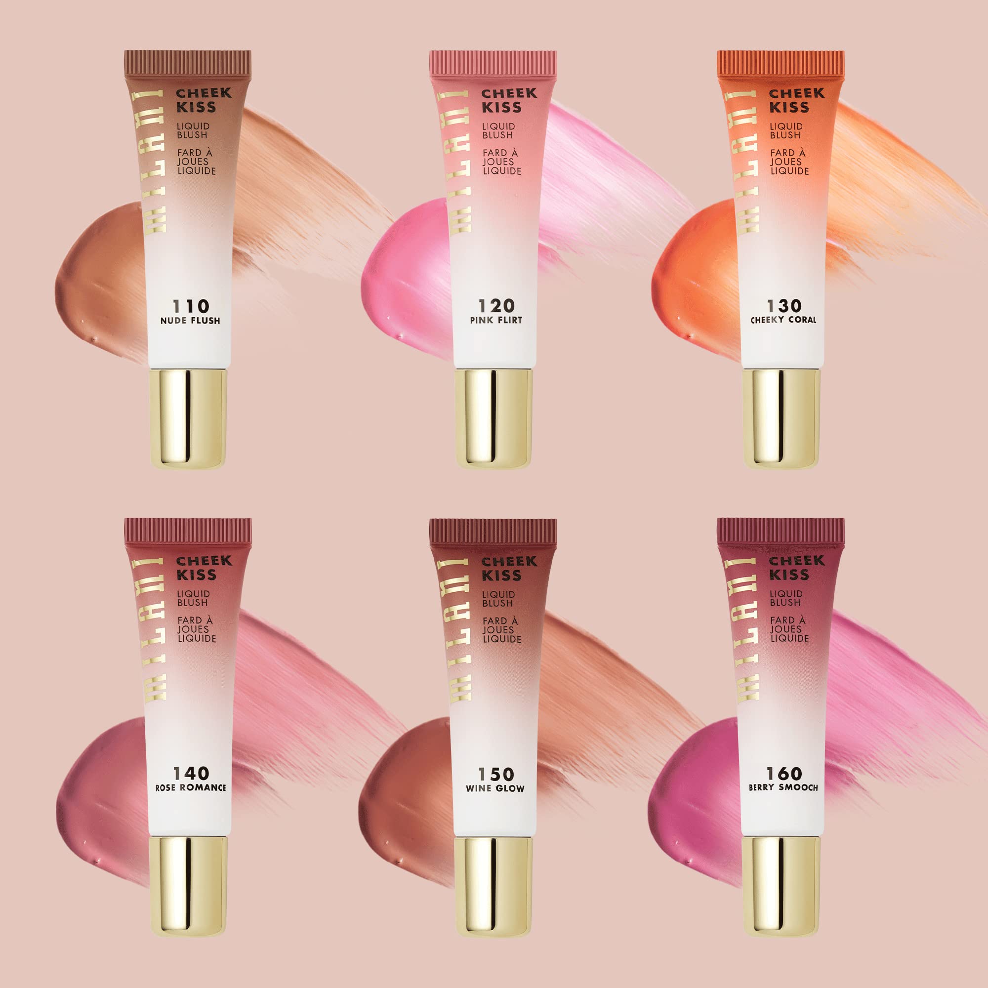 Milani Cheek Kiss Liquid Blush Makeup - Blendable & Buildable Cheek Blush, Lightweight Liquid Blusher and Cheek Color