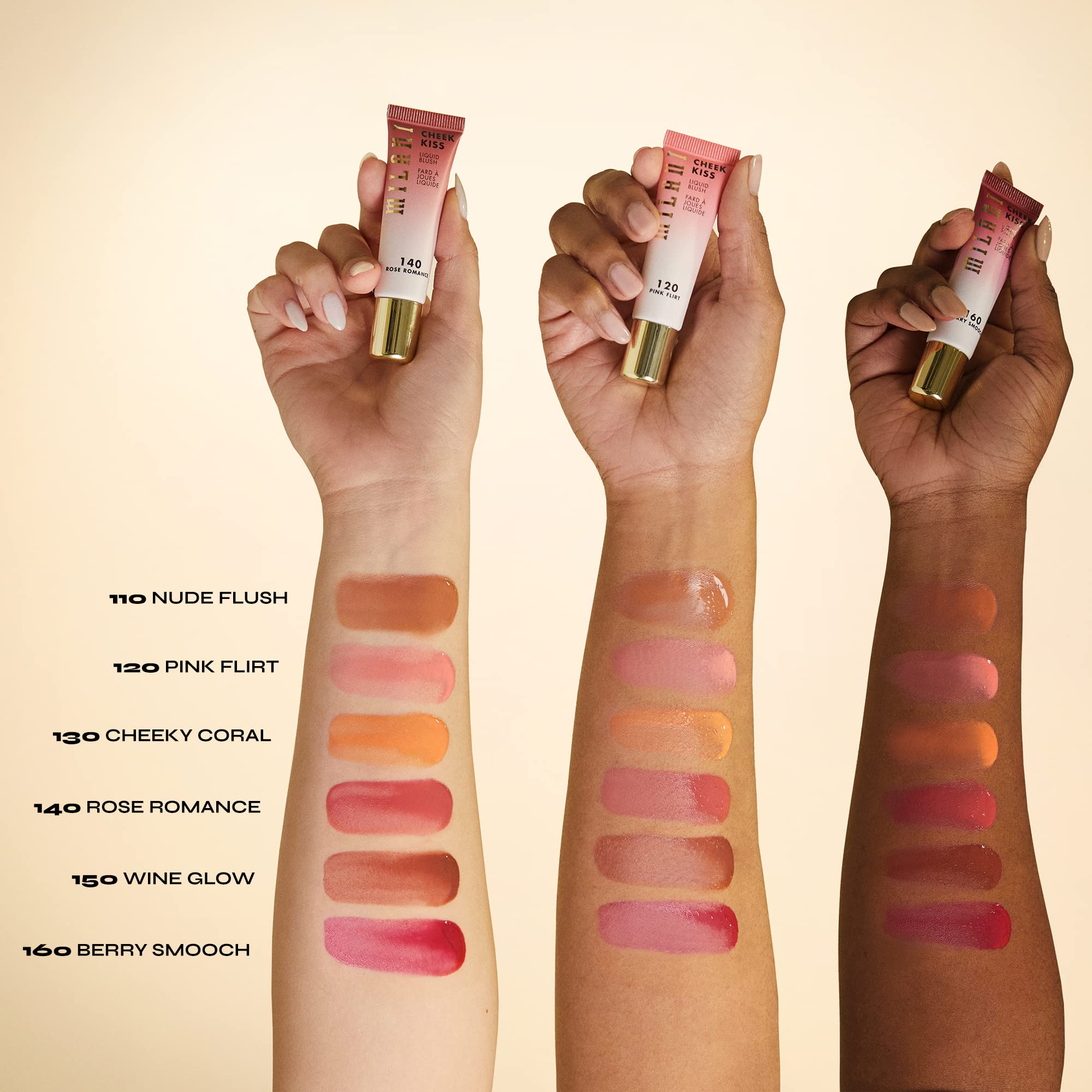 Milani Cheek Kiss Liquid Blush Makeup - Blendable & Buildable Cheek Blush, Lightweight Liquid Blusher and Cheek Color