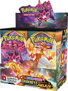 pokémon tcg: sword & shield darkness ablaze booster box, multi (174-81712)