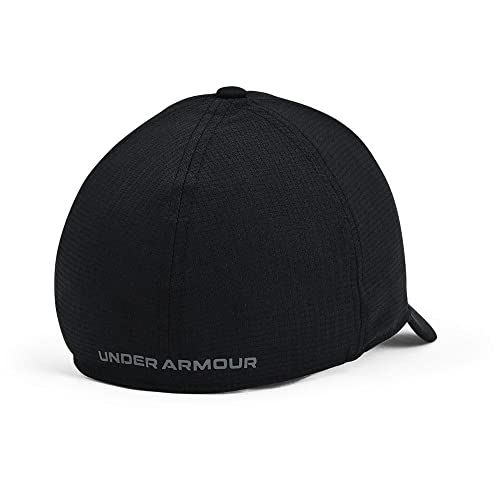 Under Armour Iso-chill Armourvent Fitted Hat, Black (001)/Pitch Gray, X-Large/XX-Large