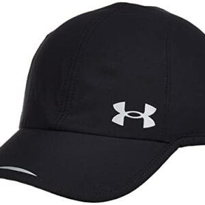 Under Armour Women's Launch Run Hat , Black (001)/Reflective , One Size Fits Most