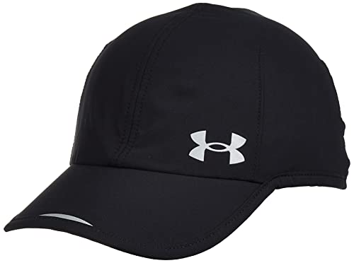 Under Armour Women's Launch Run Hat , Black (001)/Reflective , One Size Fits Most