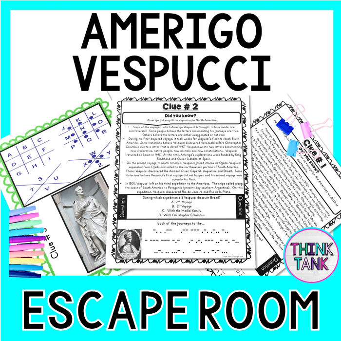 Amerigo Vespucci Escape Room - Explorers