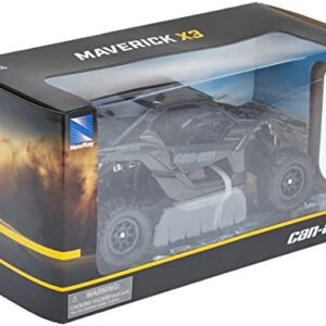 New-Ray 58193B New-Ray-58193B-1:18 Scale Toy CAN-AM Maverick X3 X Turbo Black