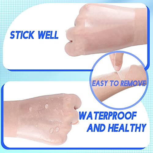 Transparent Dressing Adhesive Bandage Waterproof Bandage Clear Adhesive Bandages Stretch Tape for Tattoos Swimming (3.94 Inch x 10.94 Yard)