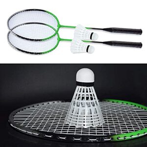 FBSPORT Portable Badminton Net Set with Storage Base, Folding Volleyball Badminton Net with 2 Badminton Rackets 2 Shuttlecocks 10x5 ft Net, Easy Setup for Beach Backyard Combo Set Sport Games