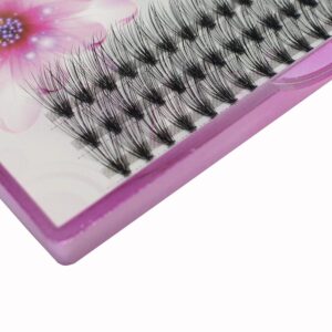 dedila 8/10/12/14/16/17/18/20mm 60pcs 20 root grafting individual false eyelashes mink natural long eye lashes cluster extension makeup beauty fake eyelash (13mm)