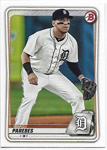 2020 Bowman Prospects #BP-120 Isaac Paredes Detroit Tigers RC Rookie MLB Baseball Trading Card