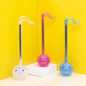 Special Edition Otamatone Crystal - Fun Japanese Electronic Musical Toy Synthesizer Instrument by Maywa Denki - Clear (White)