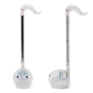 Special Edition Otamatone Crystal - Fun Japanese Electronic Musical Toy Synthesizer Instrument by Maywa Denki - Clear (White)