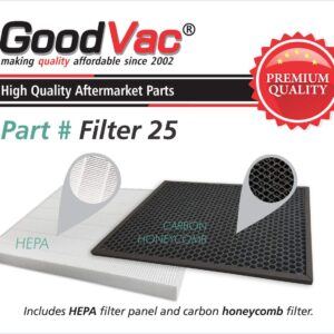 GOODVAC HEPA Filter Kit Compatible with Winix HR900 (Filter T)