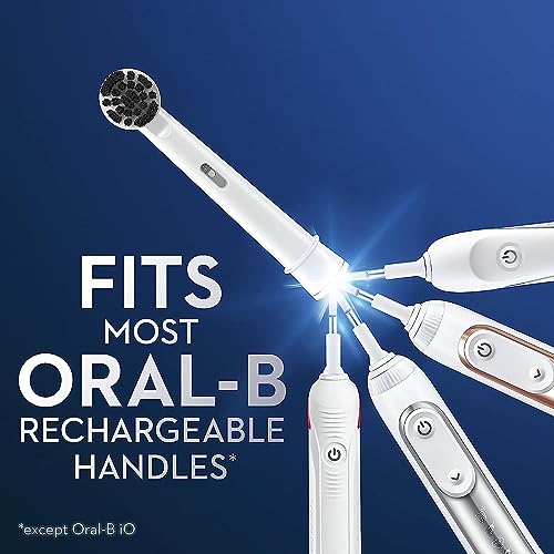 Oral-B Charcoal Electric Toothbrush Replacement Brush Heads Refill, 3 Count