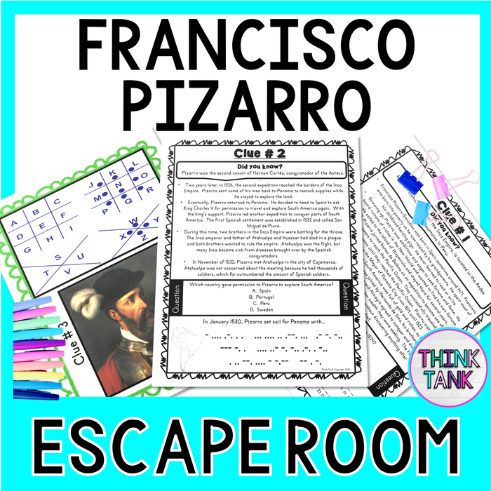 Francisco Pizarro Escape Room - Explorers