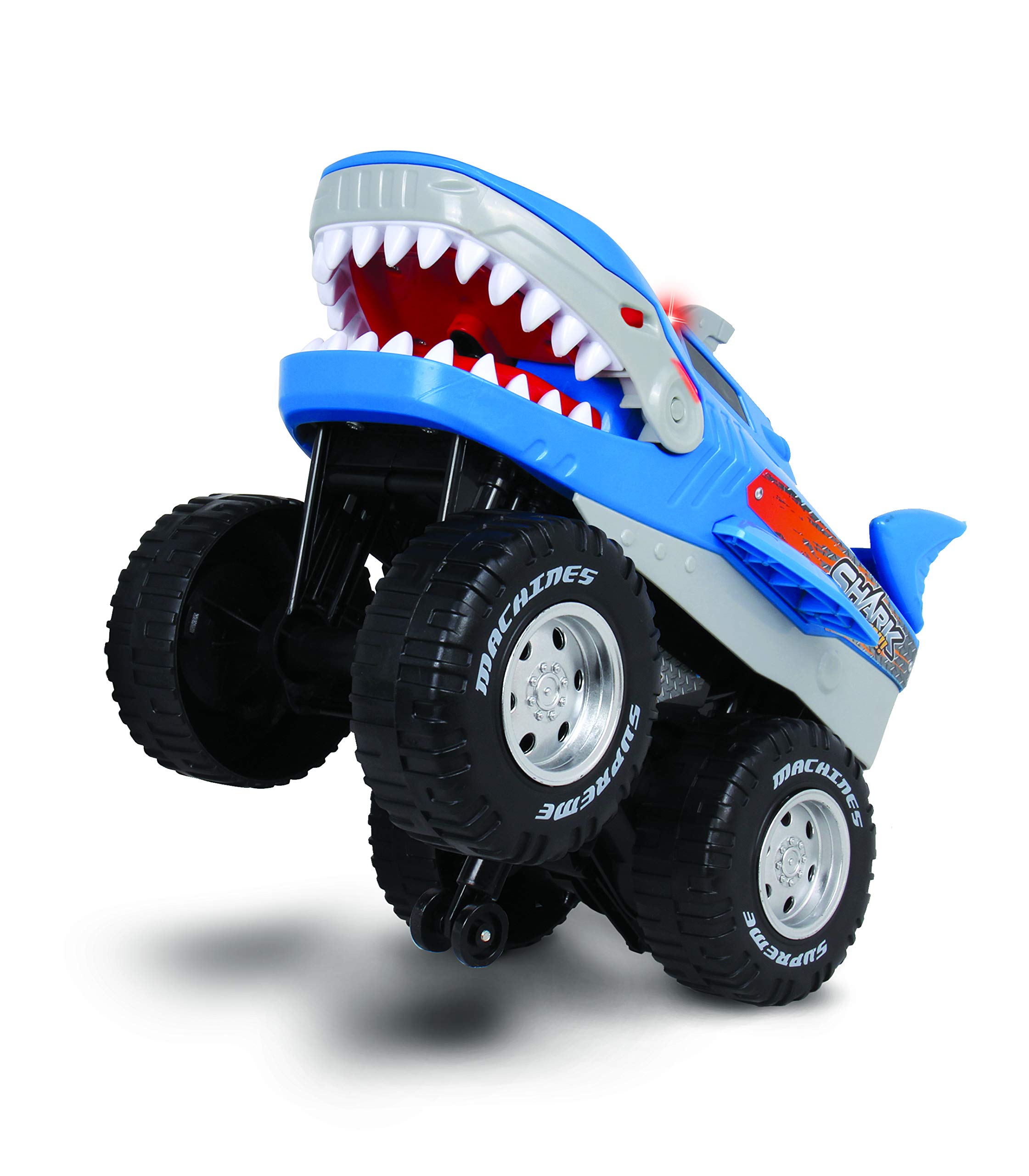 NKOK Supreme Machines Chompers - Shark, Has Engine and Stunt Driving Sounds, let’s you Rock Out to Music, Has Working Lights and Sounds, For Ages 3 and up