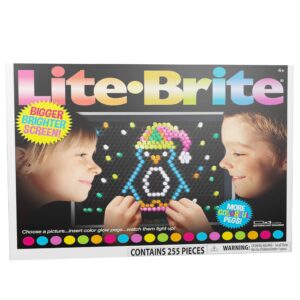 Lite Brite Ultimate Value Retro Toy, 12 Seasonal Templates, Peg Pouch, Amazon Exclusive, Light up Creative Activity Toy, Educational Stem, Gift for Girls and Boys, Ages 4+