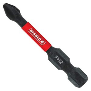 diablo 2 in. #2 phillips drive bits (5-pack)