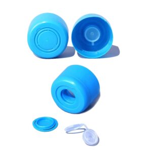 GuangTouL 20 Pcs Non Spill Caps for 3 & 5 Gallon Water Jug Cap Anti-Splash Bottle Caps Replacement Water Bottle Snaps